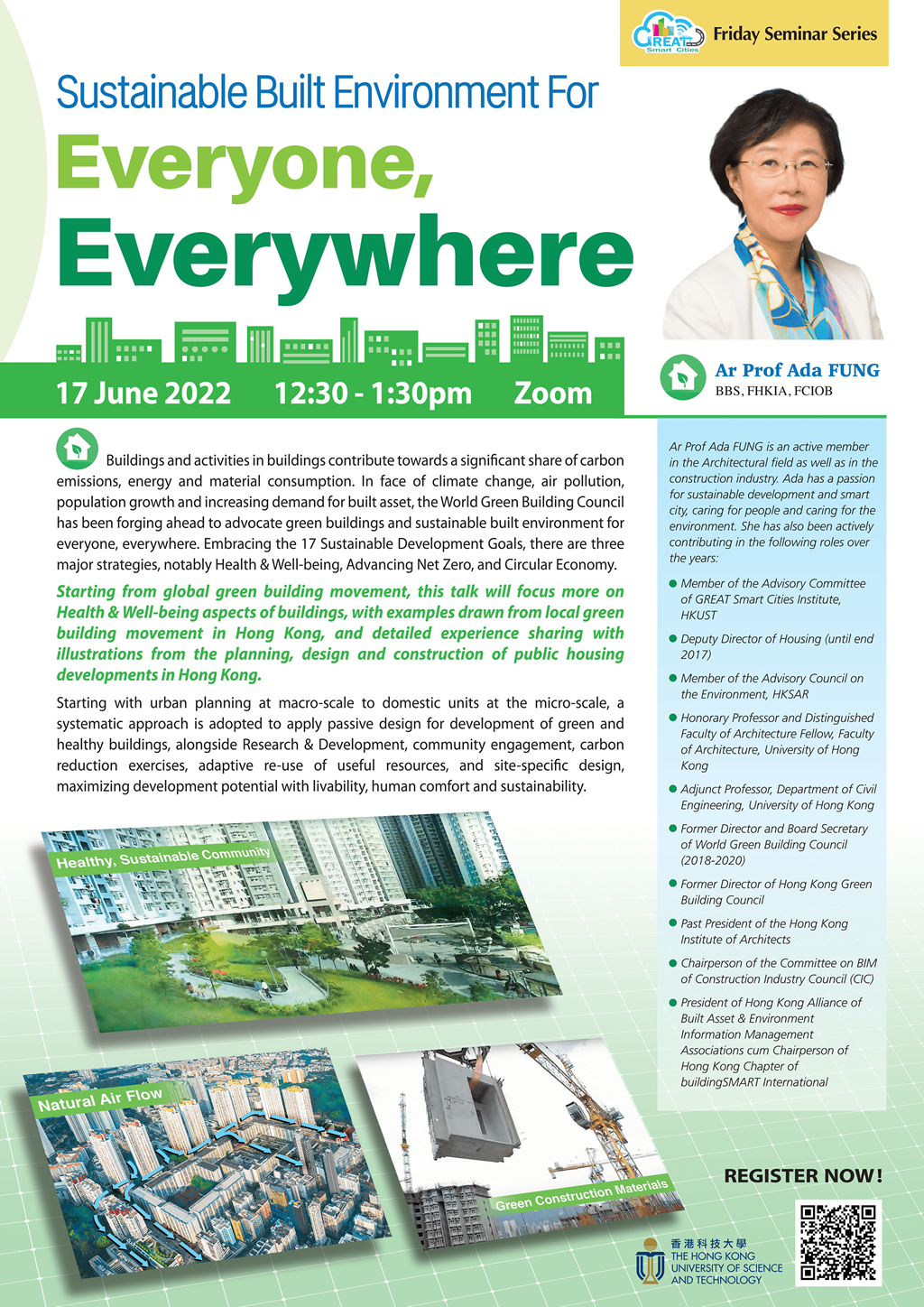 Sustainable Built Environment for Everyone, Everywhere | GREAT Smart Cities Institute